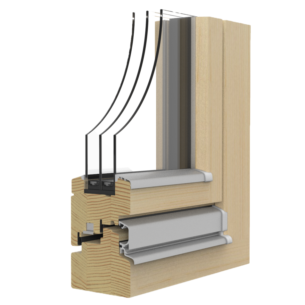 Visokokakovostna lesena okna - M Sora